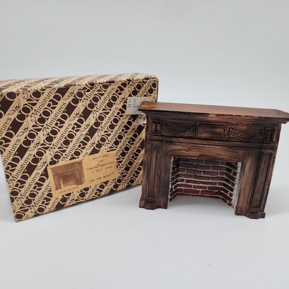 Concord Miniatures | Toys | Vintage Concord Miniatures Plaster Chimney ...
